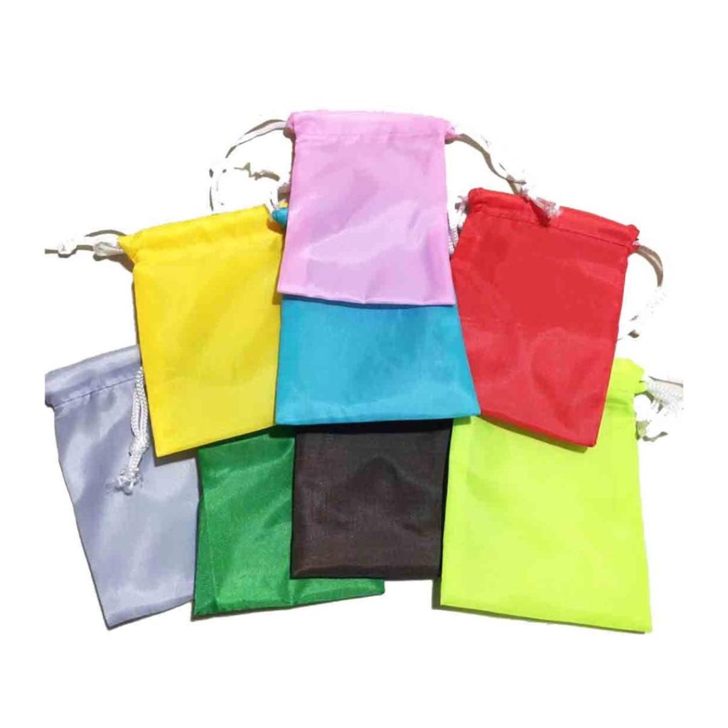 Custom Nylon Pouch | Nylon Drawstring Pouch | Nylon Drawstring Bags Bulk