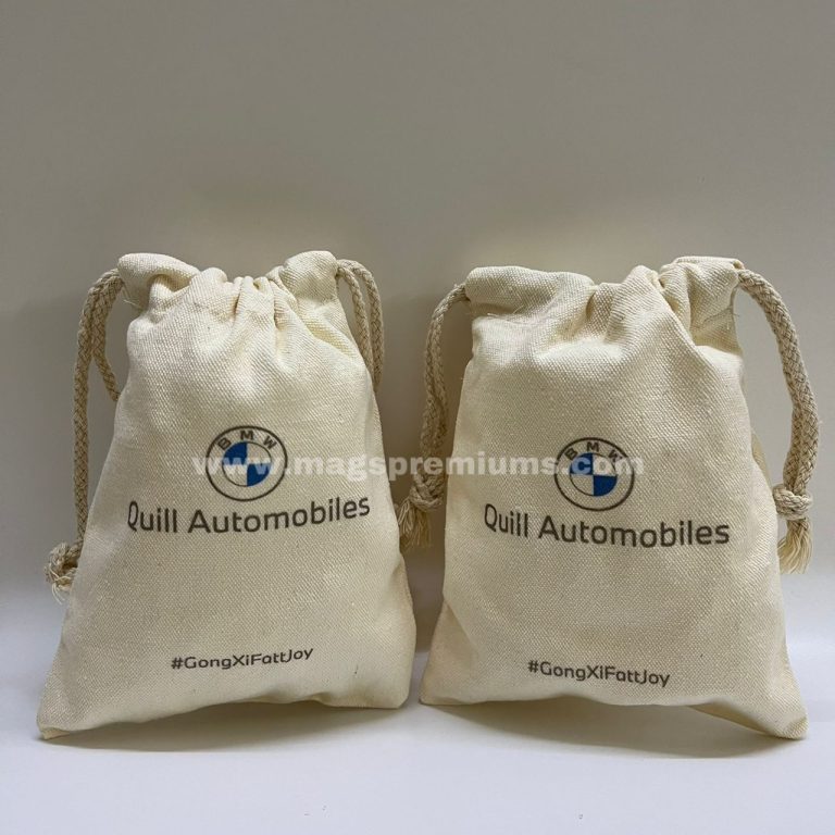 Canvas Drawstring Pouch | Custom Drawstring Bag Malaysia | Custom Pouch