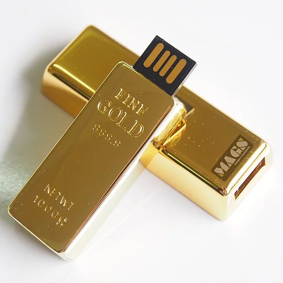 Gold Bar USB Flash Drive M439 | Custom Printed USB Flash Drives ...