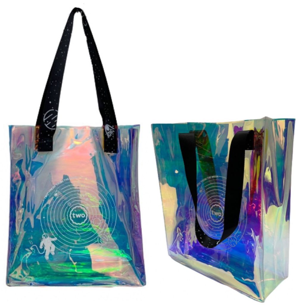 Hologram Tote Bag | Plastic Bag PVC | Custom PVC Tote Bag