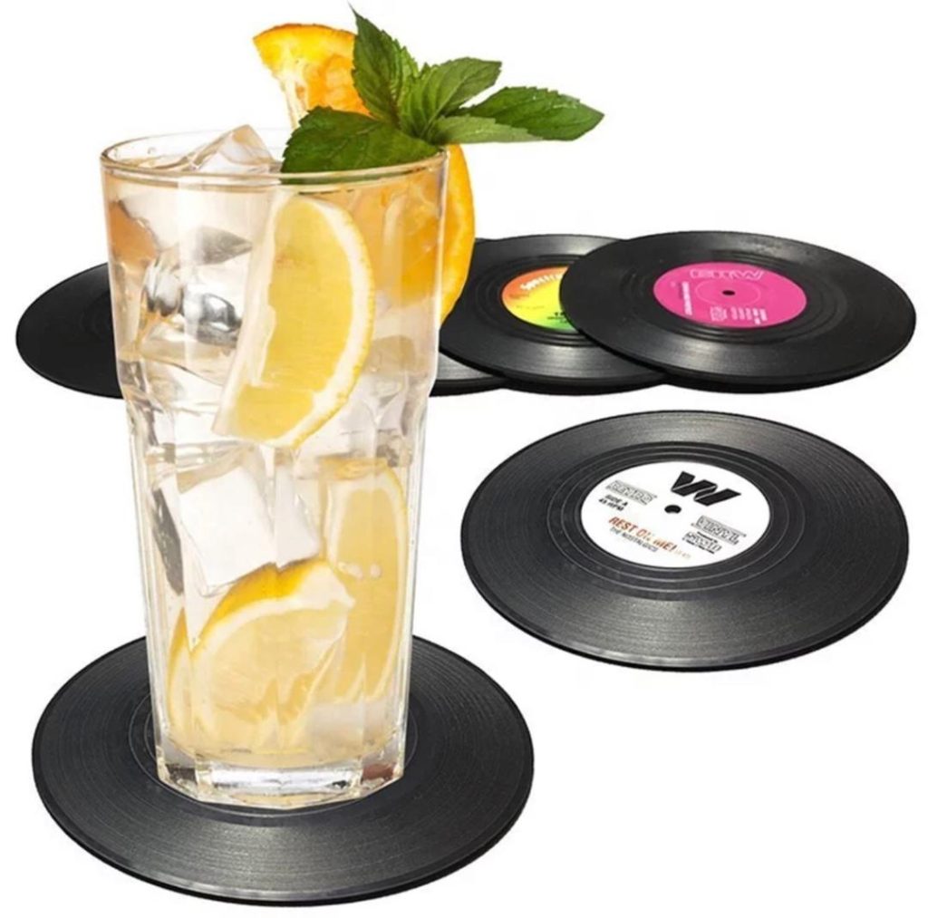 Vinyl Coaster | Vinyl Coasters Custom | Coasters Vinyl Records