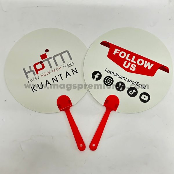 PP Hand Fan | Custom Hand Fan Malaysia | Custom Printed Hand Held Fans