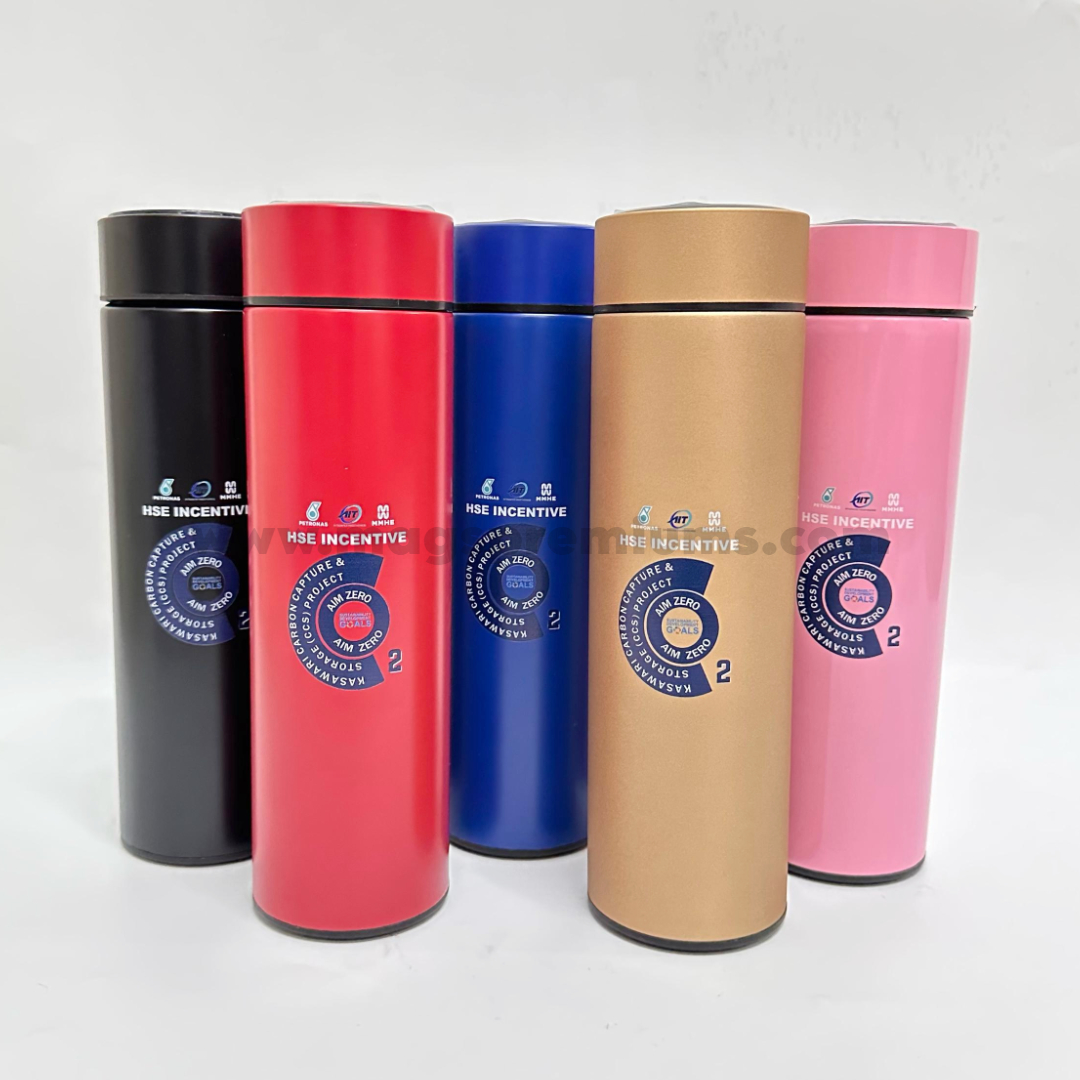 Thermos Flask With Temperature Display | Custom Insulated Flask ...
