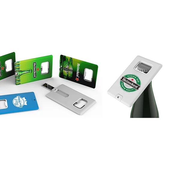 USB Card Bottle Opener | Custom Printed USB Flash Drives | Custom Flash ...