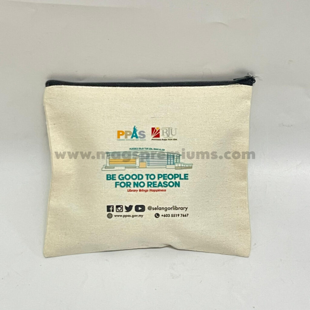 Custom Canvas Zipper Pouch | Canvas Zipper Pouch | Canvas Cosmetic Bag