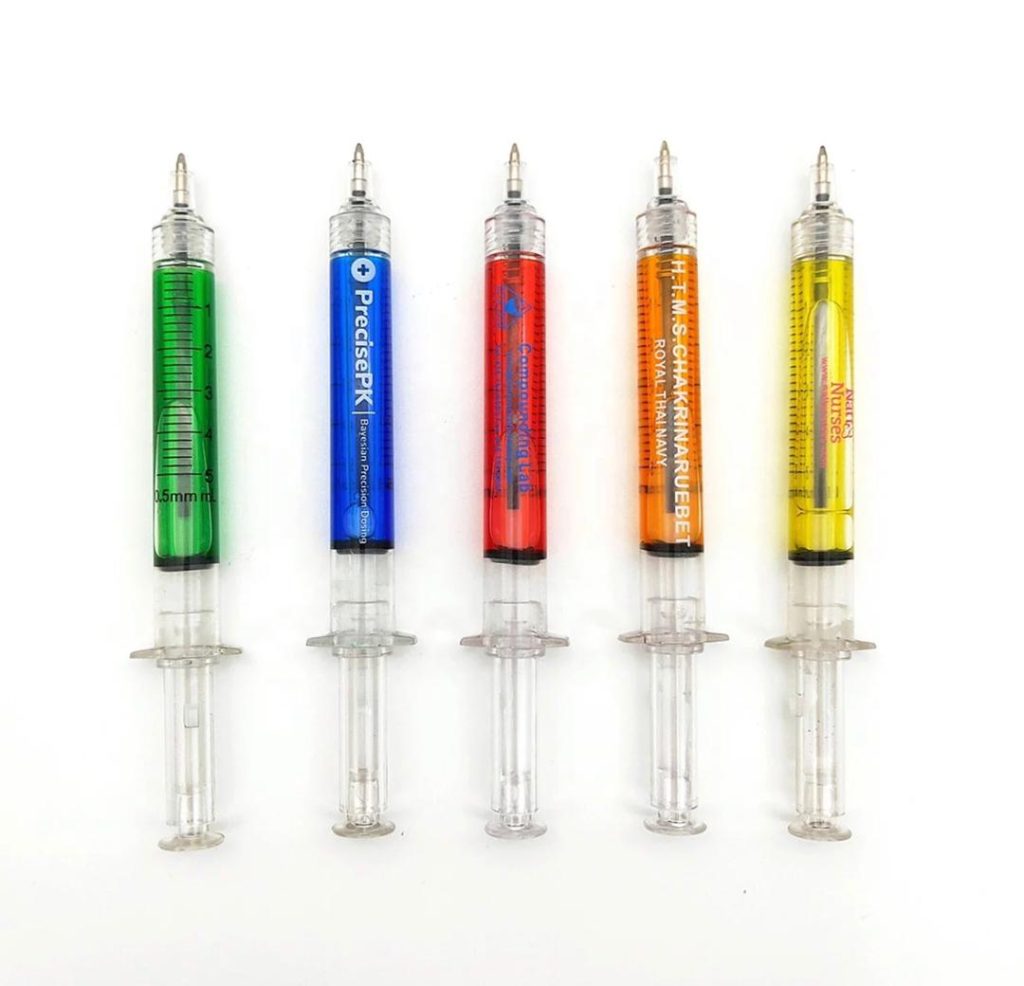 Syringe Pen | Syringe Highlighter Pens | Fluorescent Marking Pen