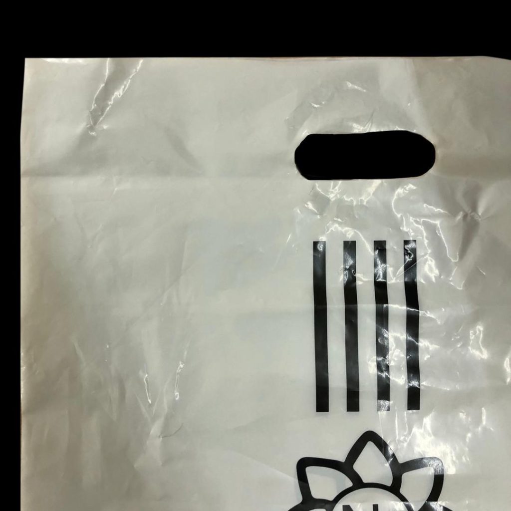 Glossy Die Cut Plastic Bag | Custom Printed Plastic Bags | Printed ...