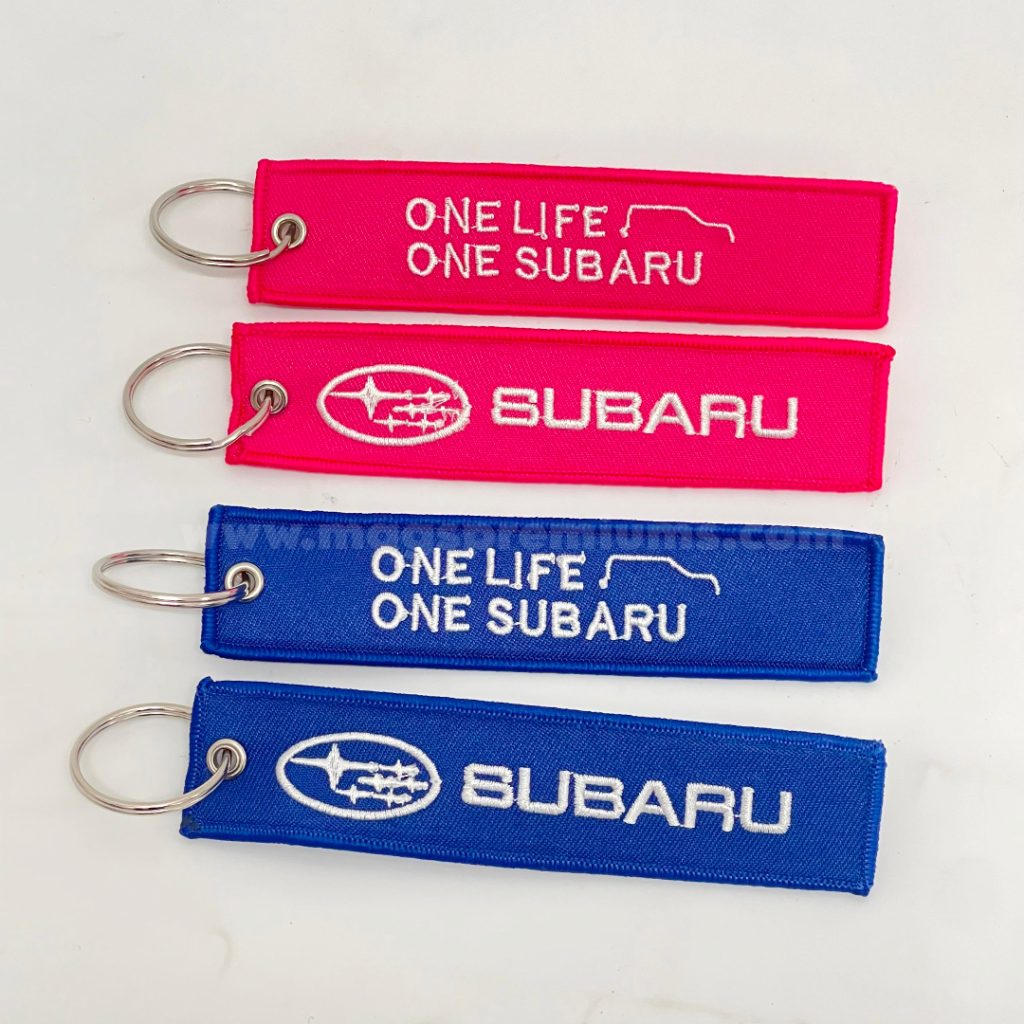 Embroidered Keychains | Custom Embroidered Keychain | Custom Logo Keychain