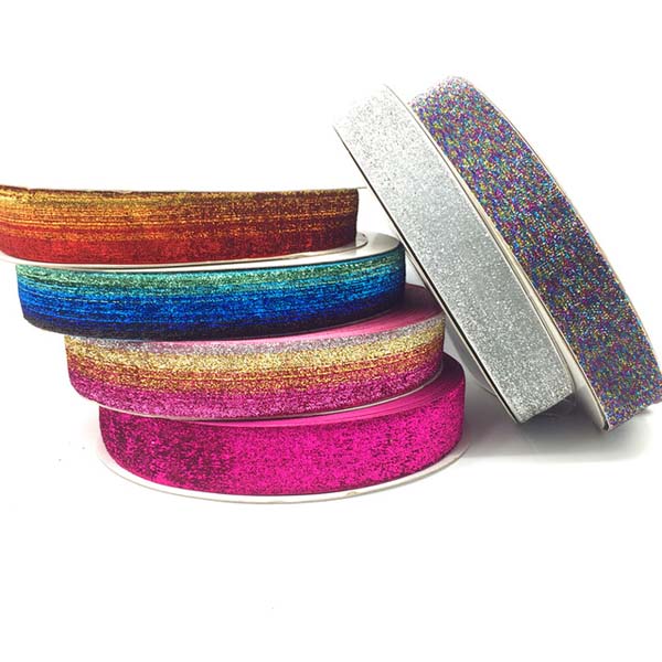 Metallic Glitter Ribbon Roll | Custom Made Ribbon | Custom Printed ...