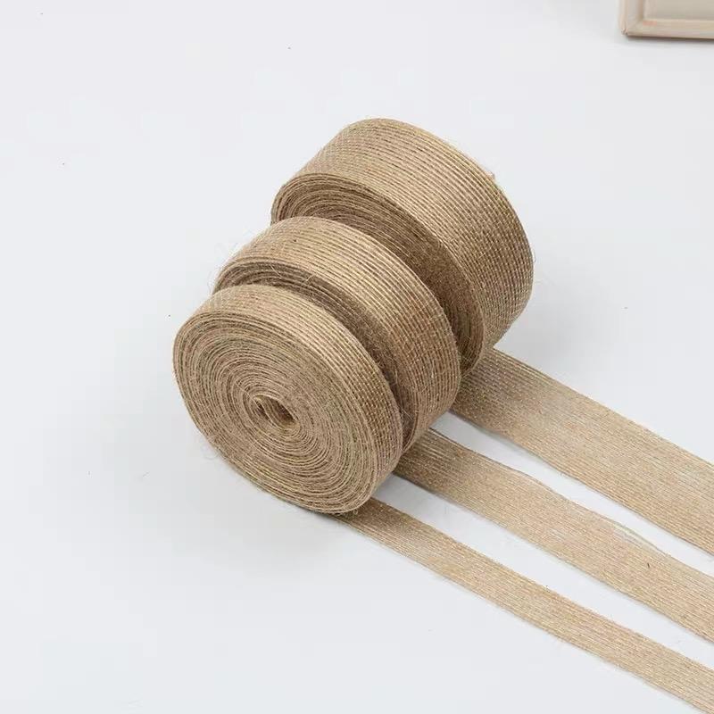 Jute Burlap Ribbon | Custom Ribbon Printing Near Me | Custom Made Ribbon
