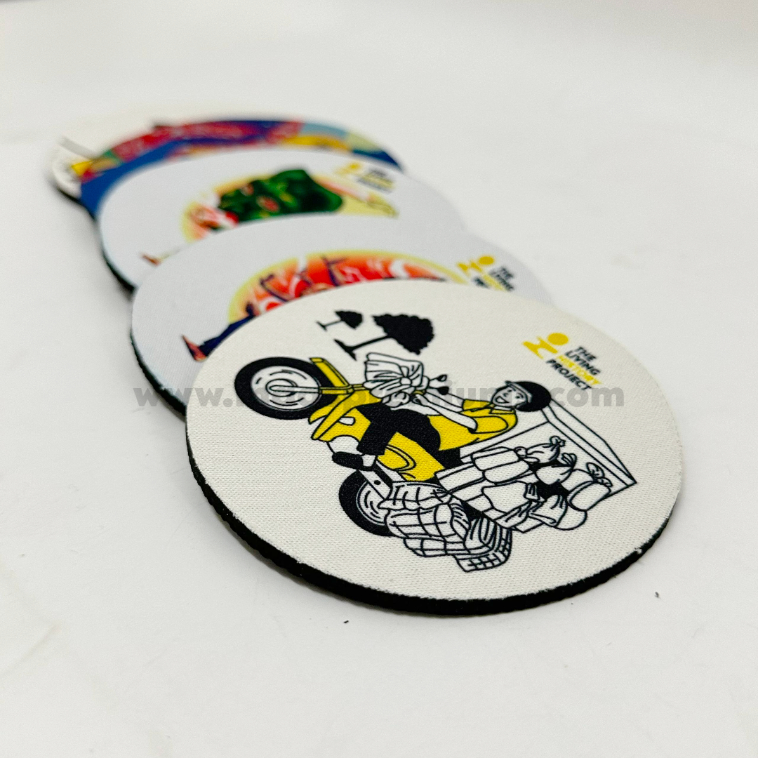 Custom Neoprene Coasters | Neoprene Car Coasters | Neoprene Coasters