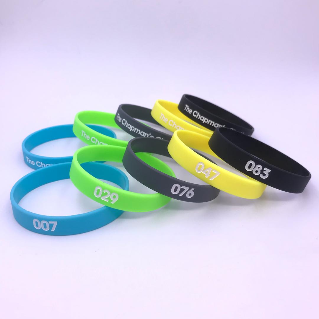 Numbered Silicone Wristbands | Custom Bracelets | Custom Made Wristbands