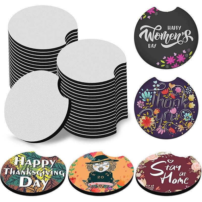 Custom Neoprene Coasters | Neoprene Car Coasters | Neoprene Coasters