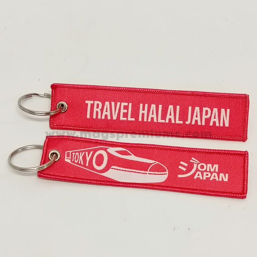Woven Keychain | Custom Woven Keychain | Remove Before Flight Keychain ...