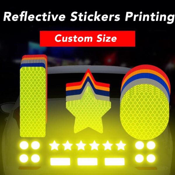 Reflective Stickers | Custom Reflective Stickers | Reflective Sticker ...