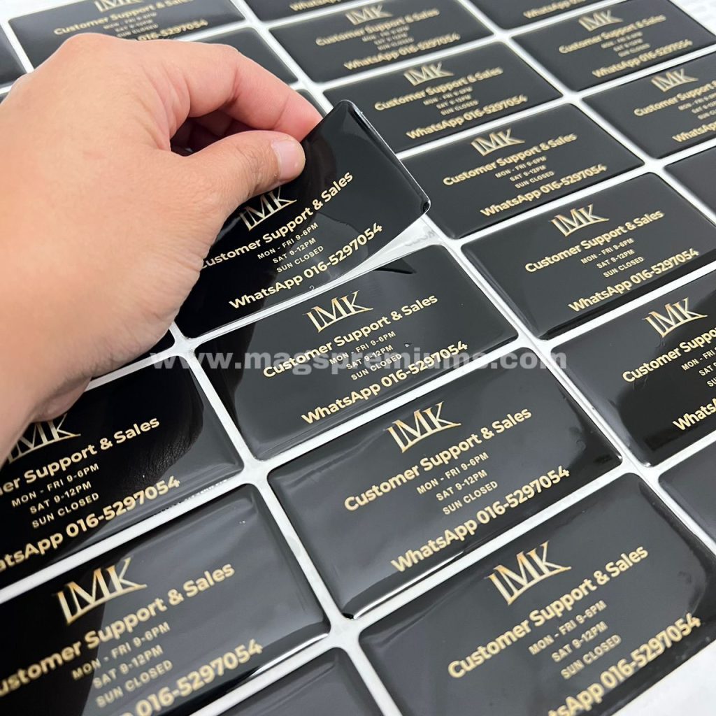 Epoxy Sticker | Dome Sticker Printing | Epoxy Dome Sticker Suppliers