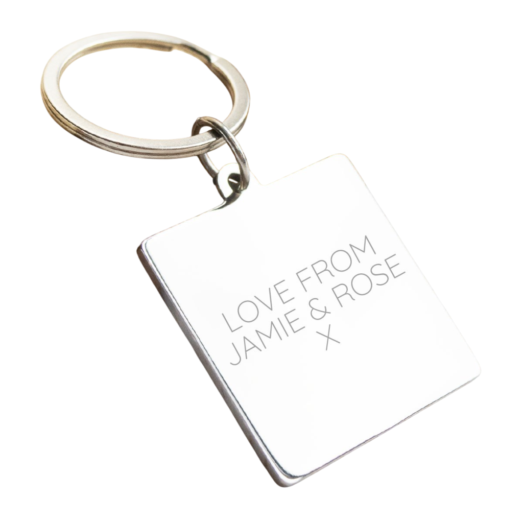 Metal Keychain Engraved | Personalized Metal Keychain | Custom Metal ...