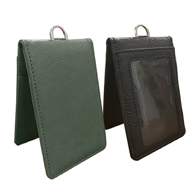 PU ID Holder Flip Open | Personalized ID Holder | ID Card Holder Custom