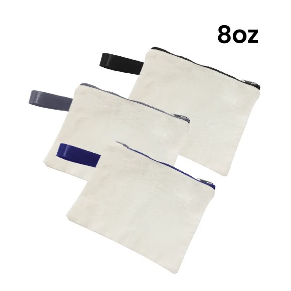 Zipper Pouch with Handle | Personalized Zipper Pouch | Canvas Pouch