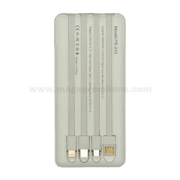 Promotional POERMA Custom Powerbank 10000mAh | MAGS PREMIUM GIFTS SDN BHD