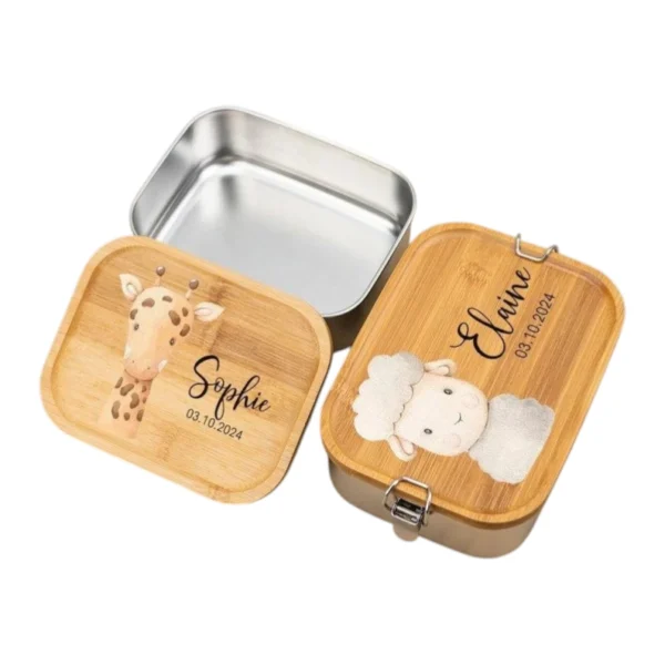 Custom Stainless Steel Lunch Box | Personalised Bento Box | Lunch Box ...